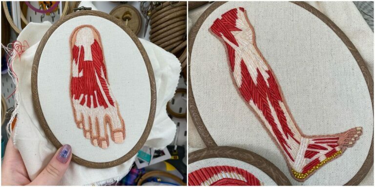 İplikle ve Boncukla İnsan Anatomisi • Bigumigu