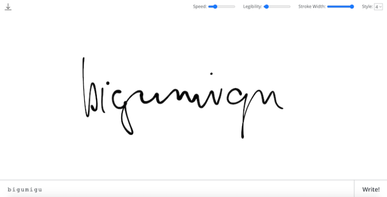 Klavye ile Yazılmış Metinleri El Yazısına Dönüştüren Araç: Calligrapher ...